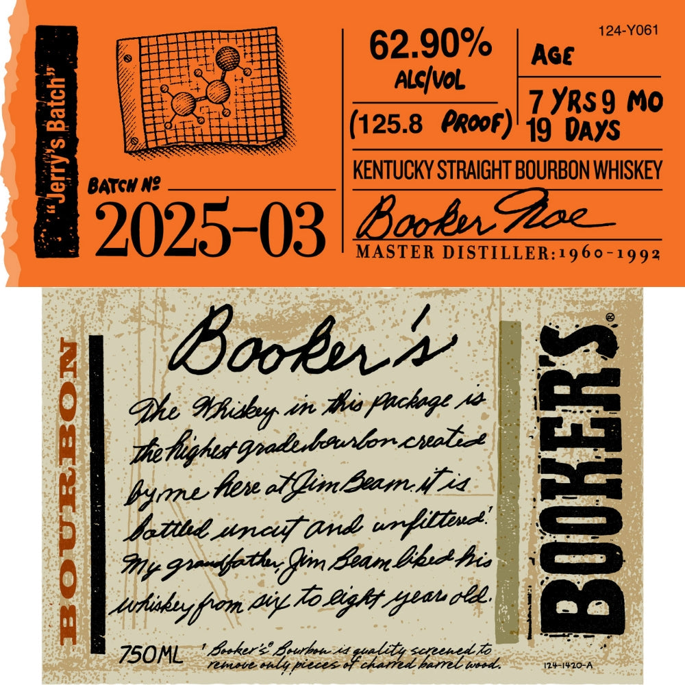 Buy Booker's Bourbon 2025-03 “Jerry’s Batch” Online - My Bev Store