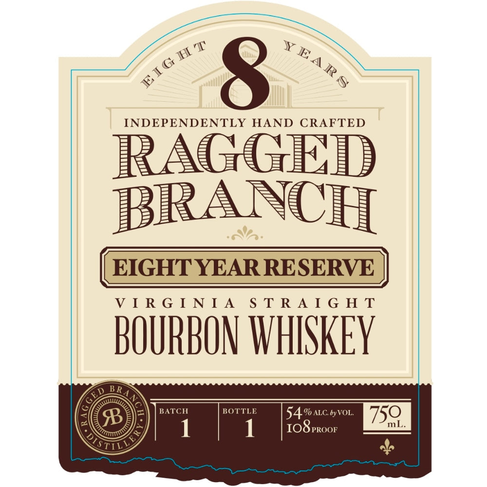 Buy Ragged Branch 8 Year Reserve Bourbon Online - My Bev Store