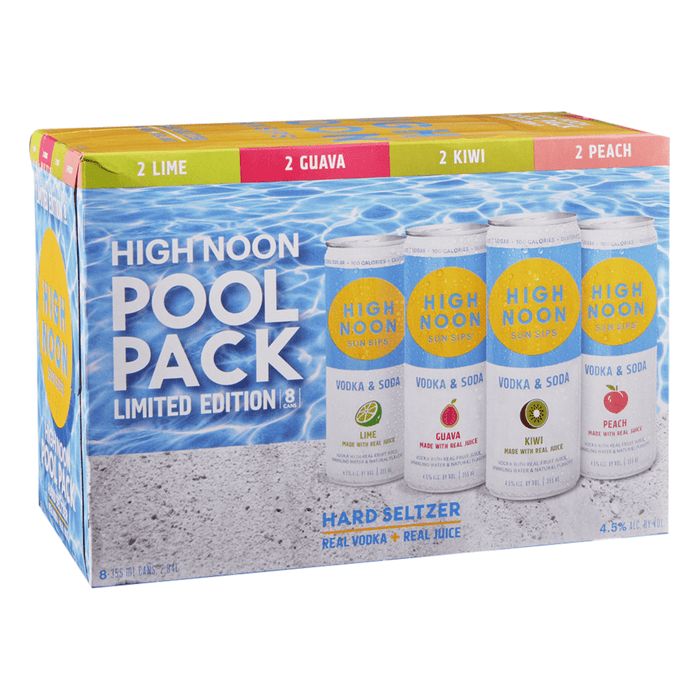High Noon Hard Seltzer Pool Variety 8 Pack - My Bev Store