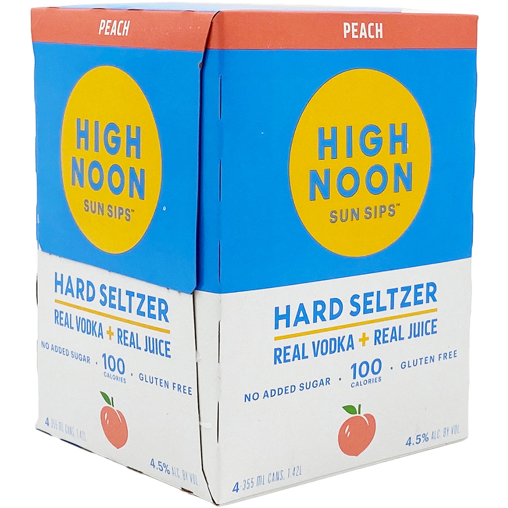 High Noon Hard Seltzer Peach 4 Pack – My Bev Store