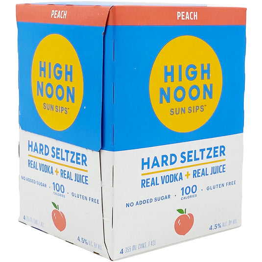 High Noon Hard Seltzer Peach 4 Pack – My Bev Store