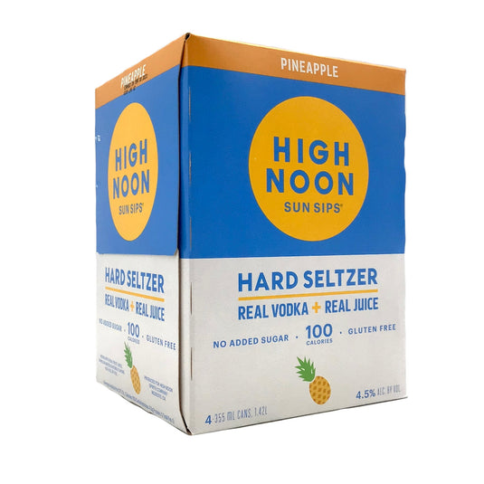 High Noon Hard Seltzer Pineapple 4 Pack – My Bev Store